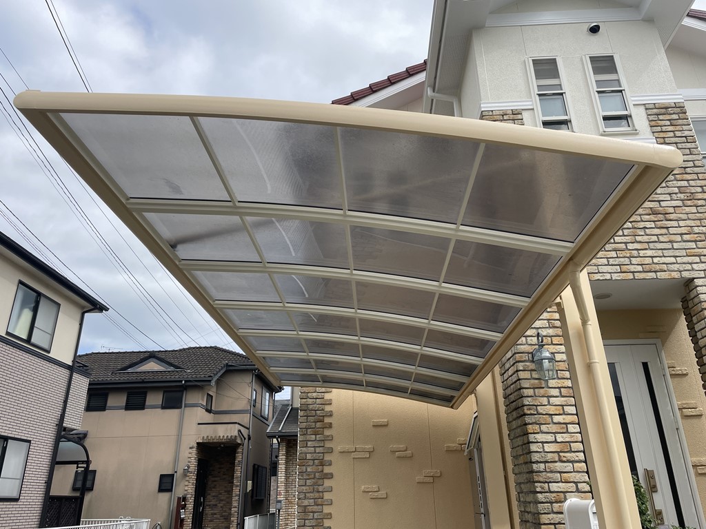 OB様のこだわりのカーポート塗装を紹介します。 - 代表冨高の社長ブログ - コトブキ外装サービス